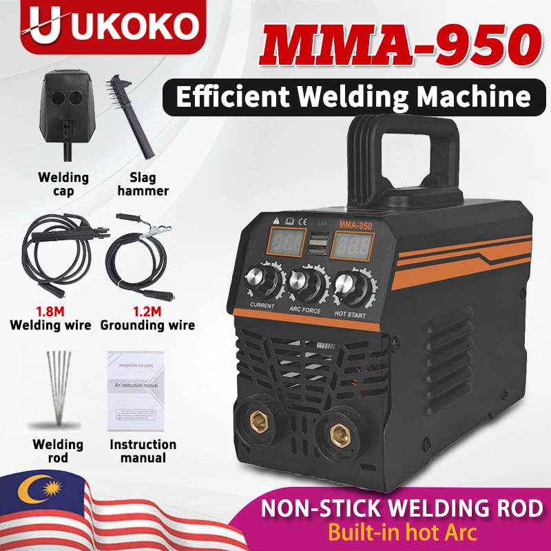 Portable welding machine MMA-950 IGBT Inverter Gasless Welding Machine ...
