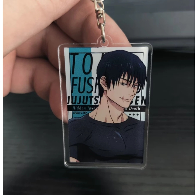 Jujutsu Kaisen Anime Figures Toji Fushiguro Cosplay Acrylic Key Chains ...