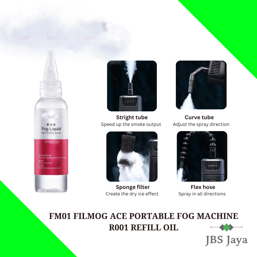 Fog Machine Oil 60ML For FM01 FILMOG Ace Portable Fog Machine | Shopee ...