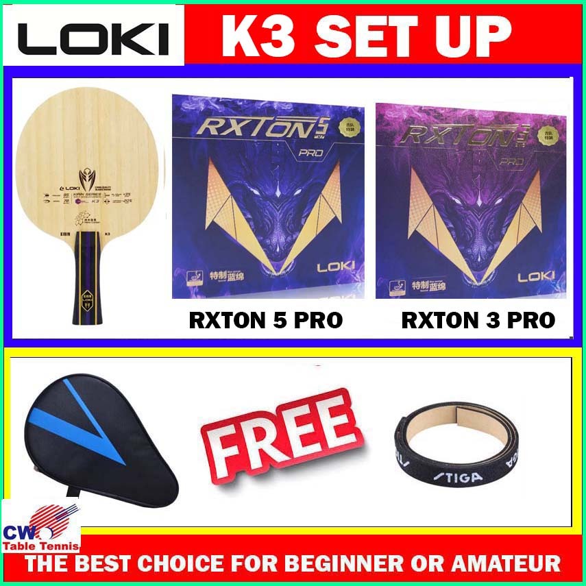 LOKI KRIN K3 Carbon + Loki Rxton 5 Pro + Loki Rxton 3 Pro SET TABLE ...