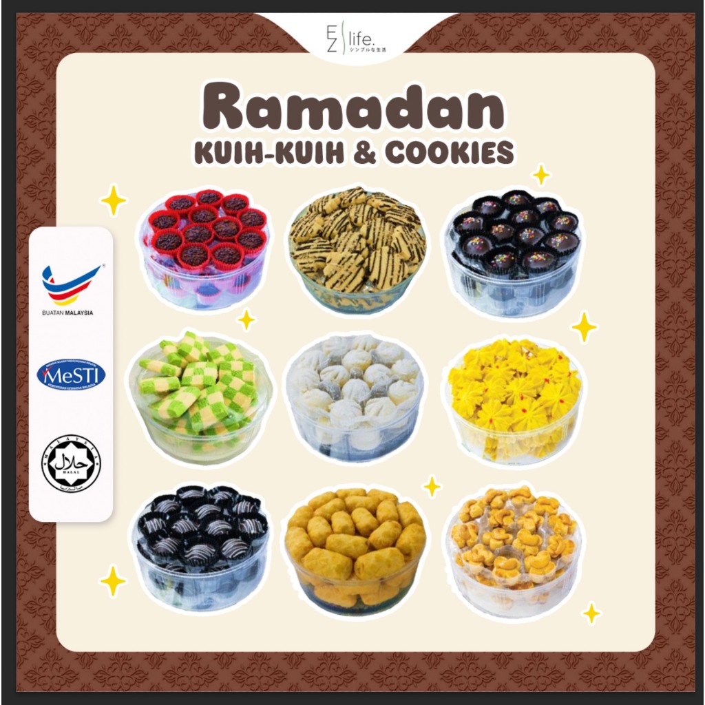 Kuih Raya With Halal Raya Cookies Premium Cookies Hari Raya Aidilfitri ...