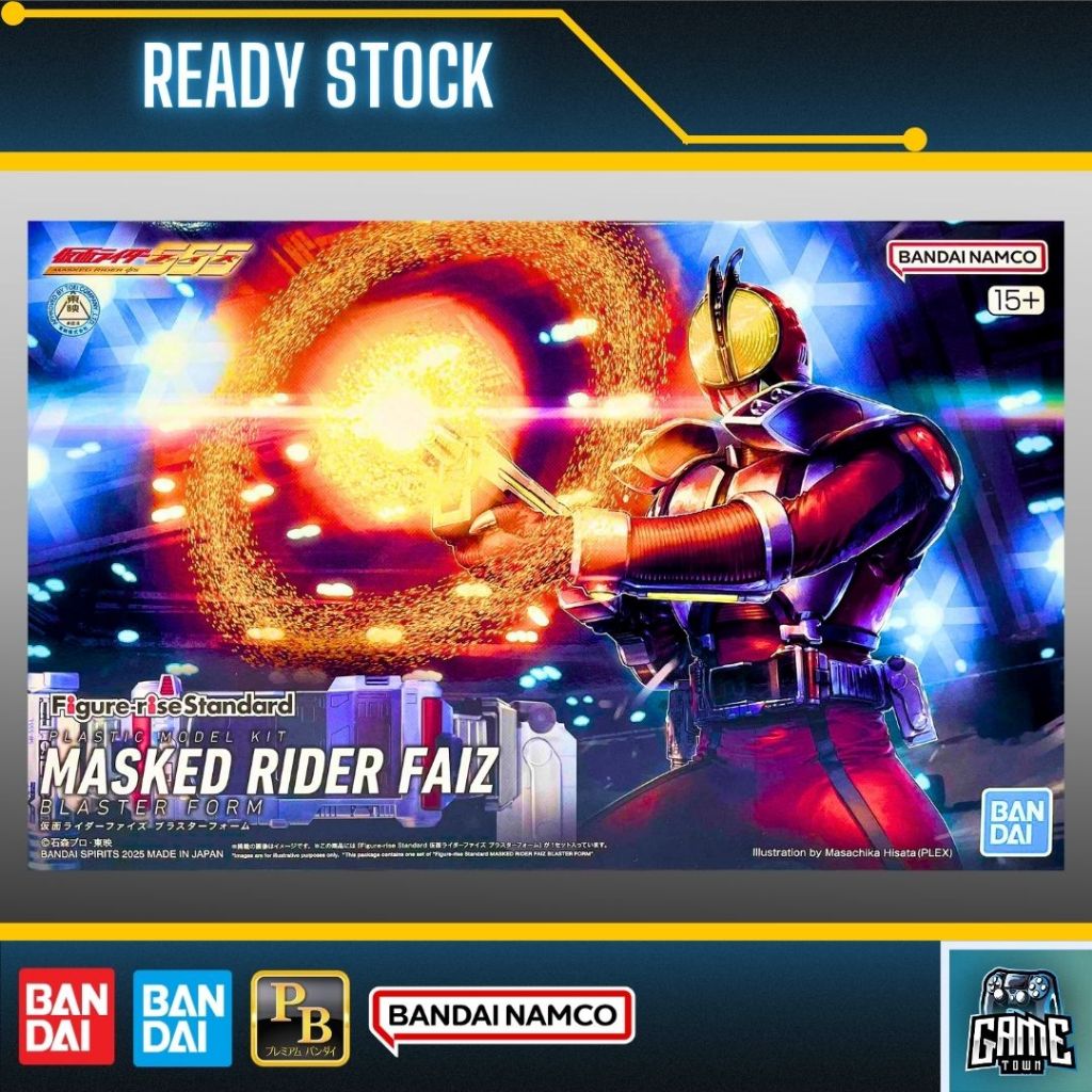 Premium Bandai FRS Figure-rise Standard Kamen Rider Faiz / 555 Blaster ...