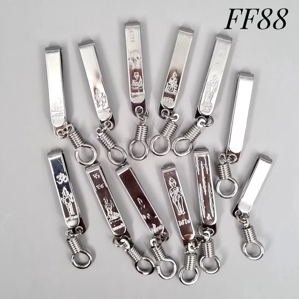 [FF 88] Stainless Steel Thailand Amulet Buckle S Steel Amulet Pins ...
