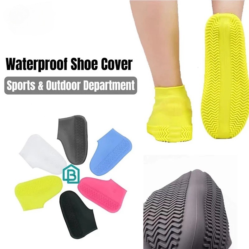 Waterproof Shoes Cover Soft Silicone Wear resistant Rain Slip resistant ...