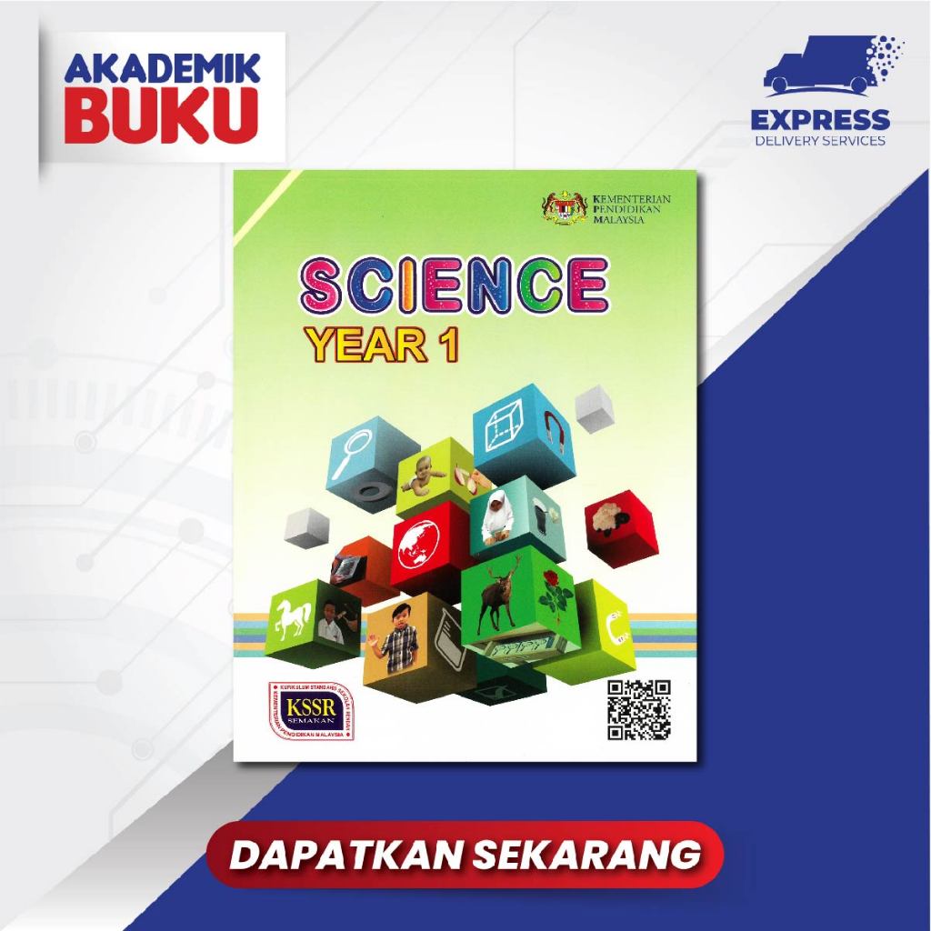 Akademik Buku DBP Text Book DLP Science Year 1 (SK) 9789834912550 ...