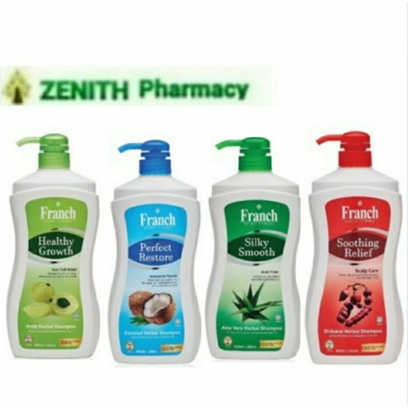 Franch Natural Herbal Shampoo 200ml or 400ml | Shopee Singapore