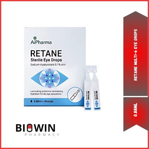 RETANE EYE DROP 0.88ML 30's (box) | Shopee Singapore