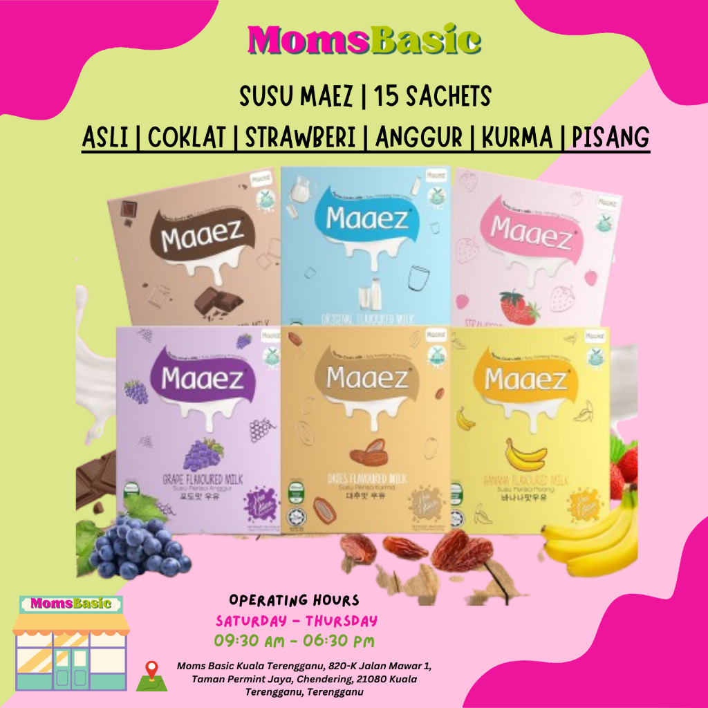 SUSU MAEZ SEMUA PERISA STOCKK NEW LOOK PACKAGING 15 SACHET PER BOX ...