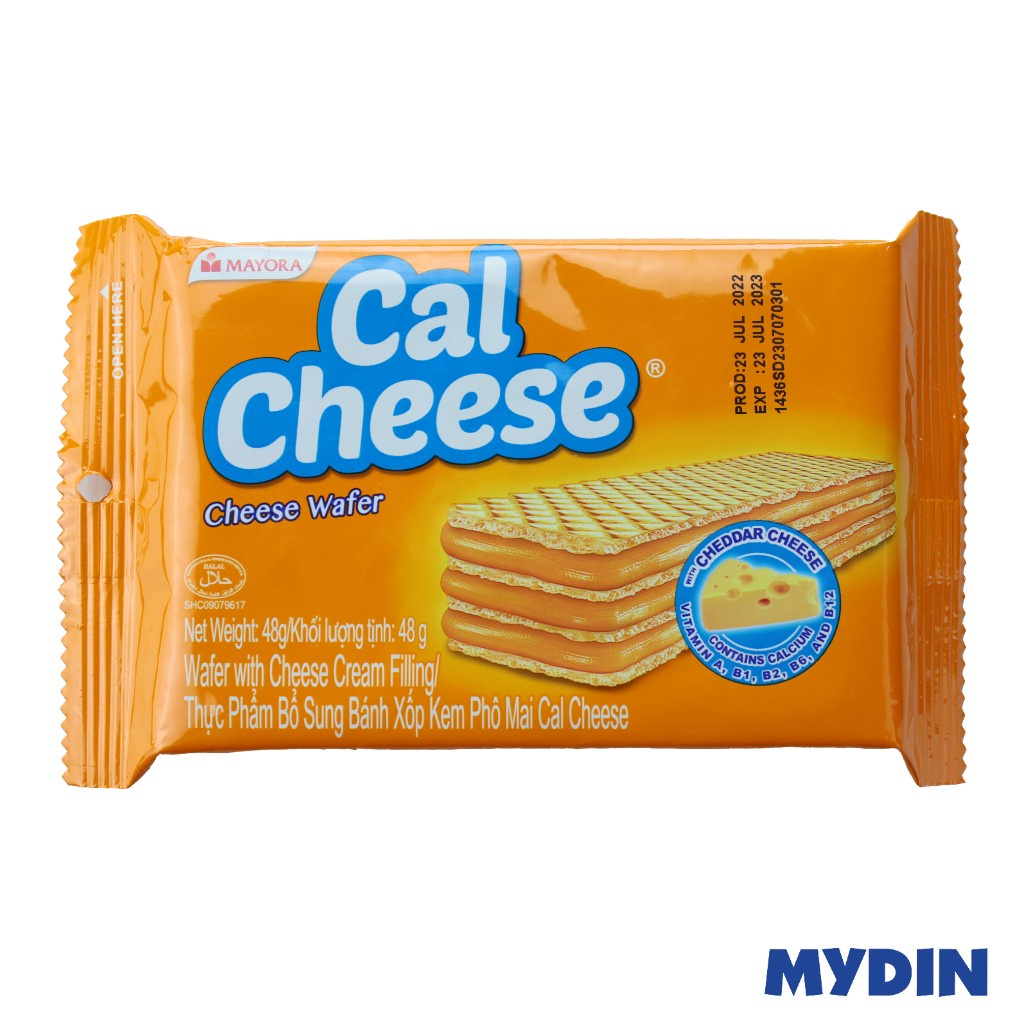 Mayora Cal Cheese Wafer (48g) | Shopee Singapore