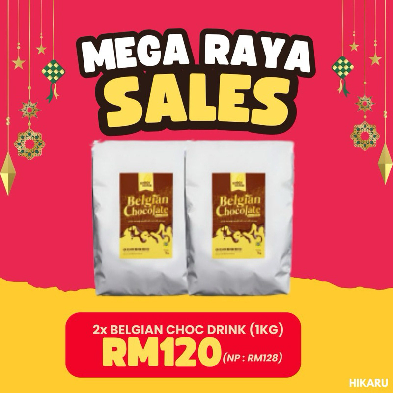 VIRAL!!️ BELGIAN CHOCOLATE DRINK POWDER (2kg) | Shopee Singapore