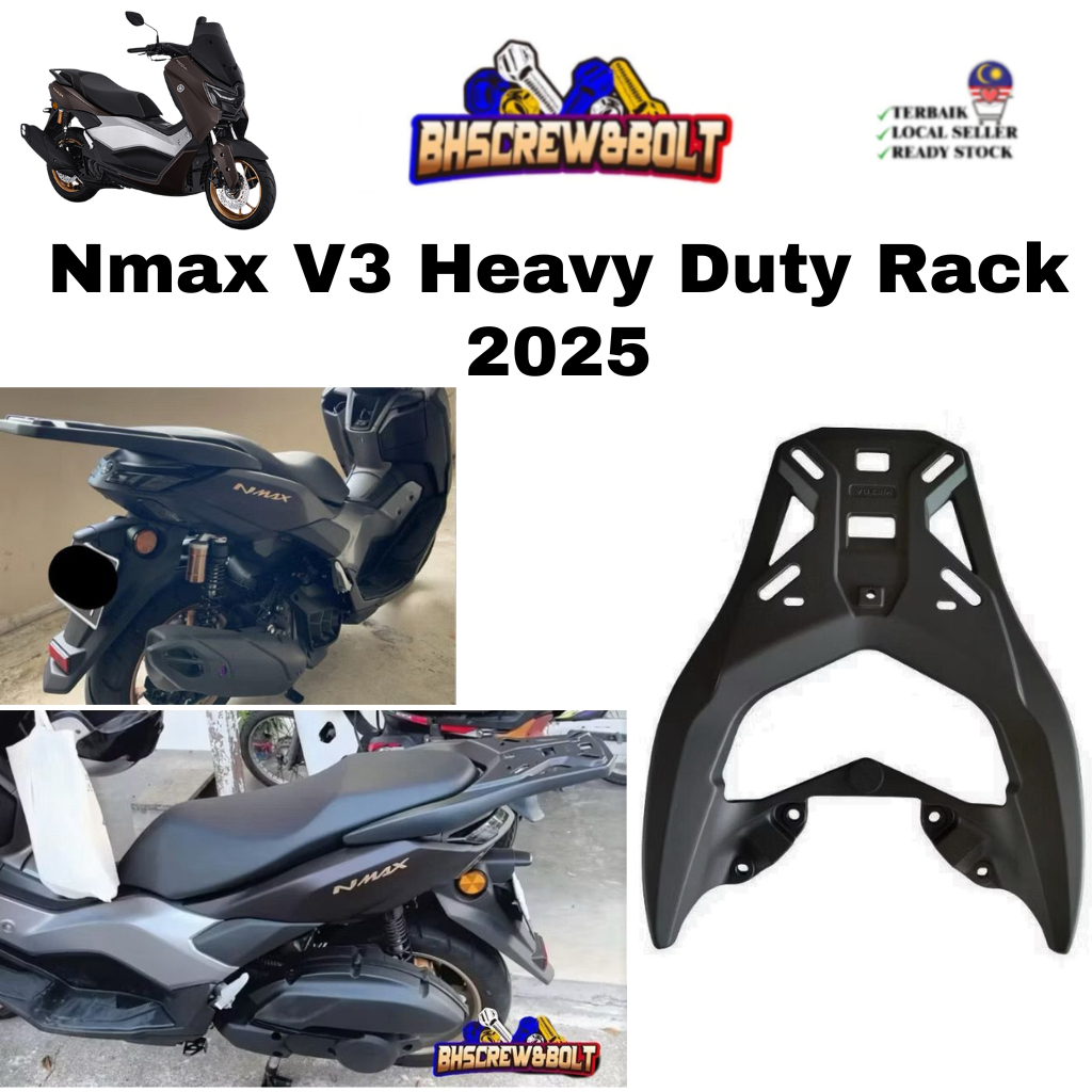 Yamaha Nmax V3 Rack/ Nmax V2 Heavy Duty Rack 2025 WEIBA Factory ...