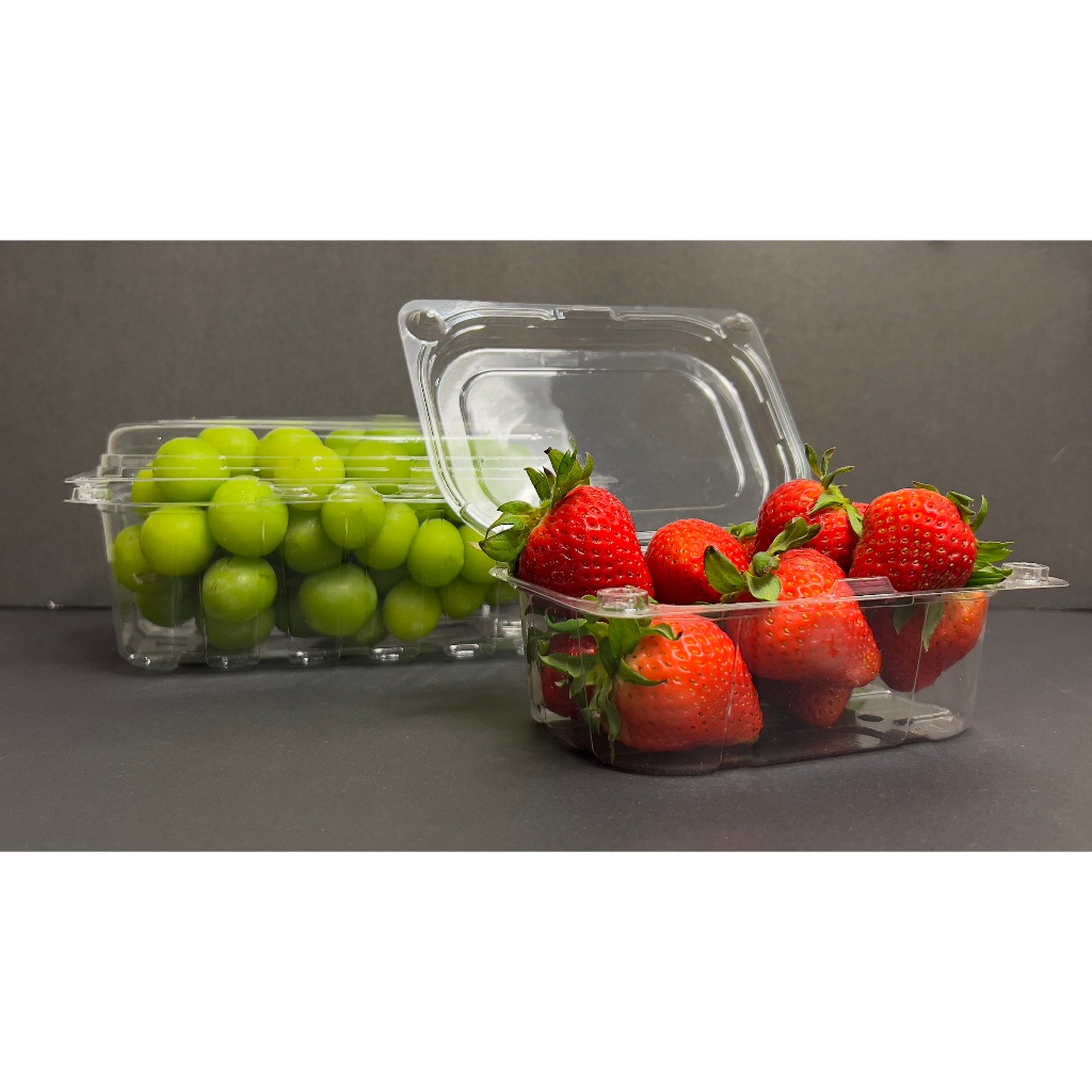 CLAMSHELL TRANSPARENT/CLEAR/FRUITS/VEGETABLES CLAMSHELL CONTAINER WITH ...