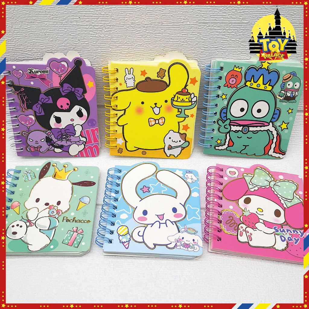 Sanrio Character Notebook Coil Book A5 Single Line Book (50 sheets ...