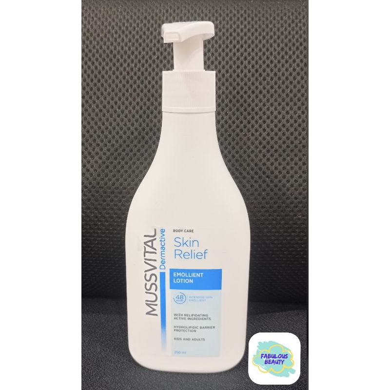 MUSSVITAL Dermactive Skin Relief Emollient Lotion 250ml (Paraben Free ...