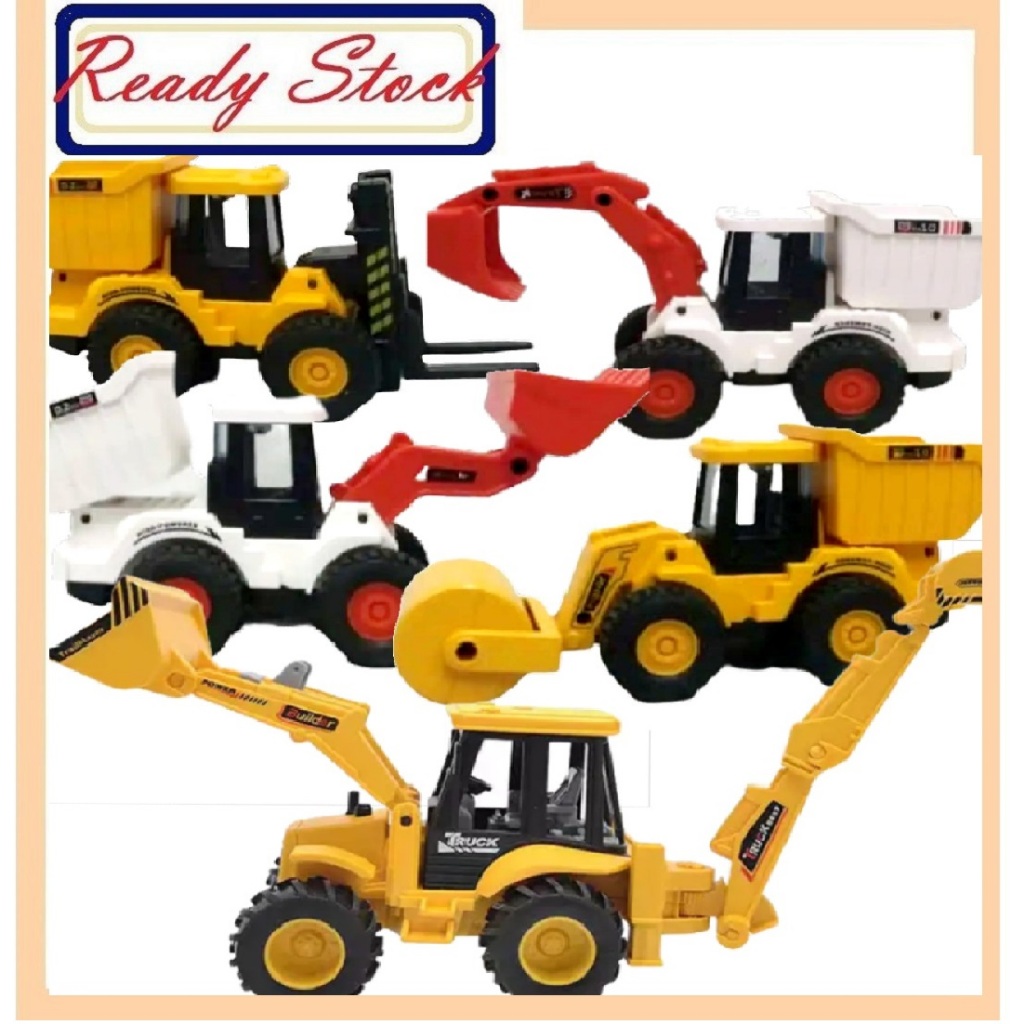 Excavator Truck Movable Claw Loader Digger Construction Tractor Toy For ...