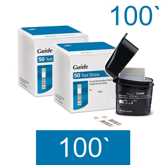 100 GUIDE TEST STRIPS GUIDE STRIP Exp 09/2026 | Shopee Singapore