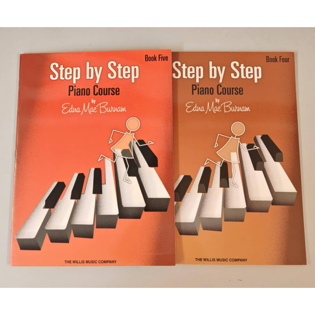 Step by Step Piano Course (Book 4 and 5) | Shopee Singapore