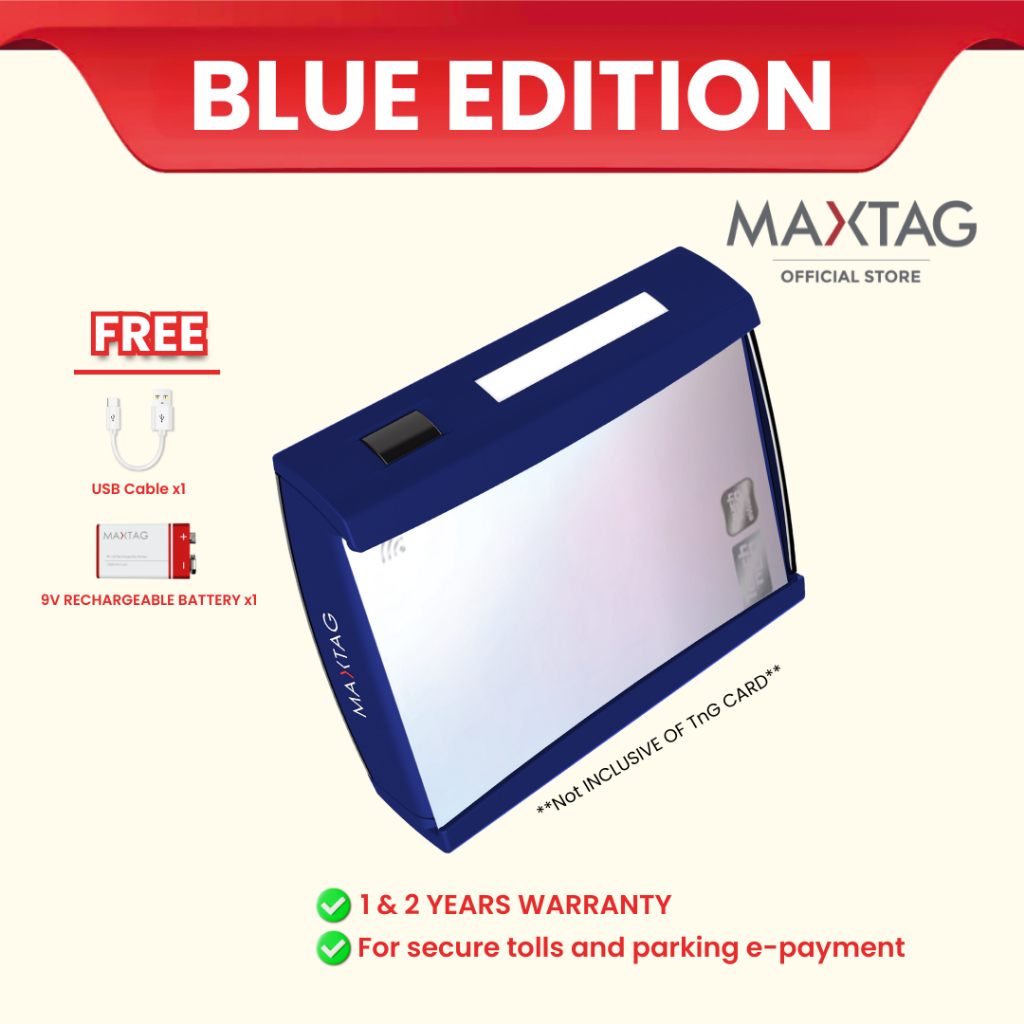 Blue Edition MaxTag Smart Tag Touch n Go Toll | Shopee Singapore