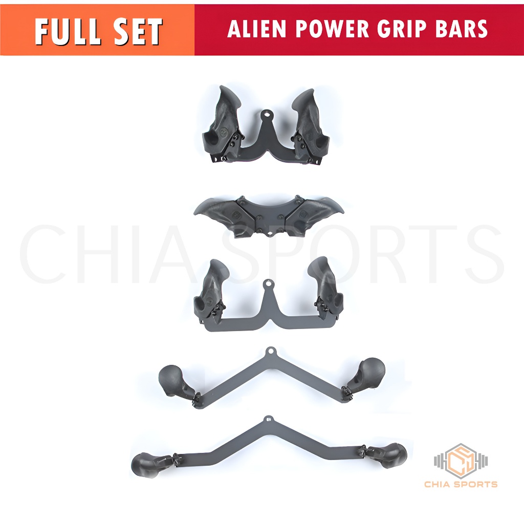 Full Set Alien Power Grip Handles Cable Machine Accessories Lat ...