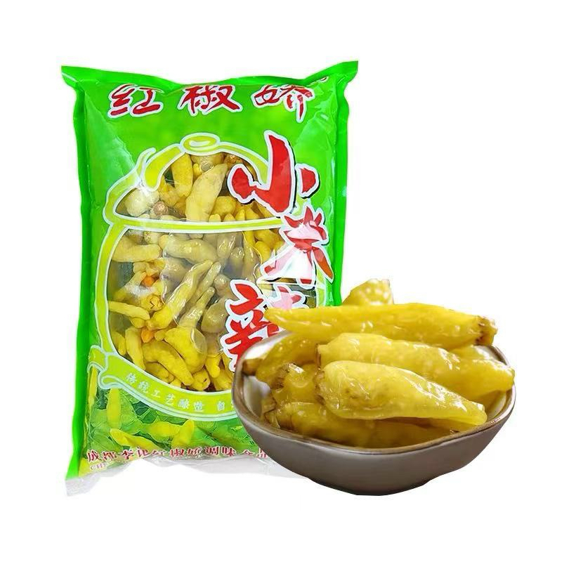 Pickled Peppers Millet Spicy 1kg Pickled Peppers Chicken Claw Peppers ...
