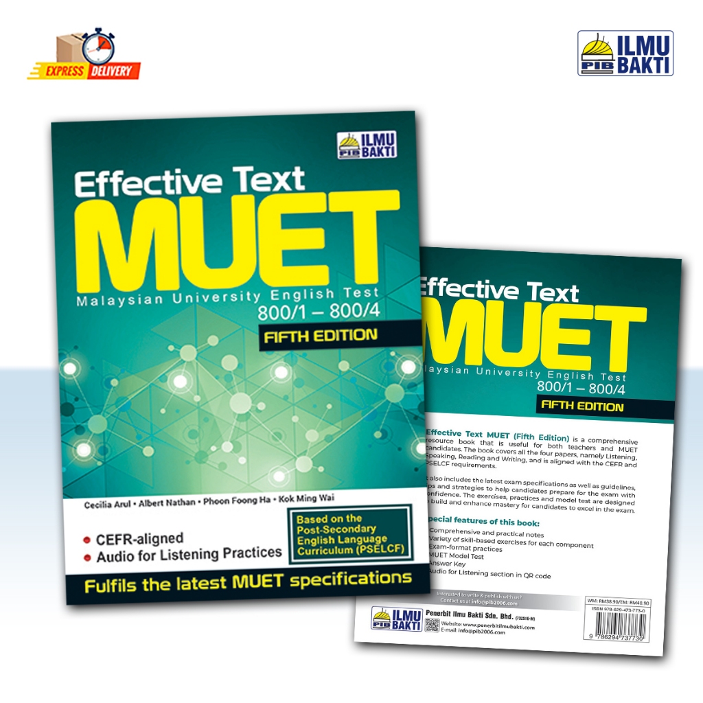 Effective Text MUET (Fifth Edition) | Shopee Singapore