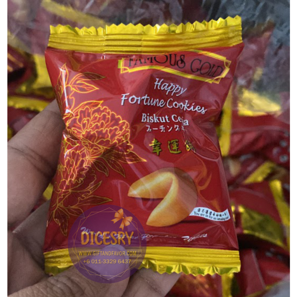 25 Pieces Famous Gold Premium Fortune Cookies / Loose Cookies / No Box ...