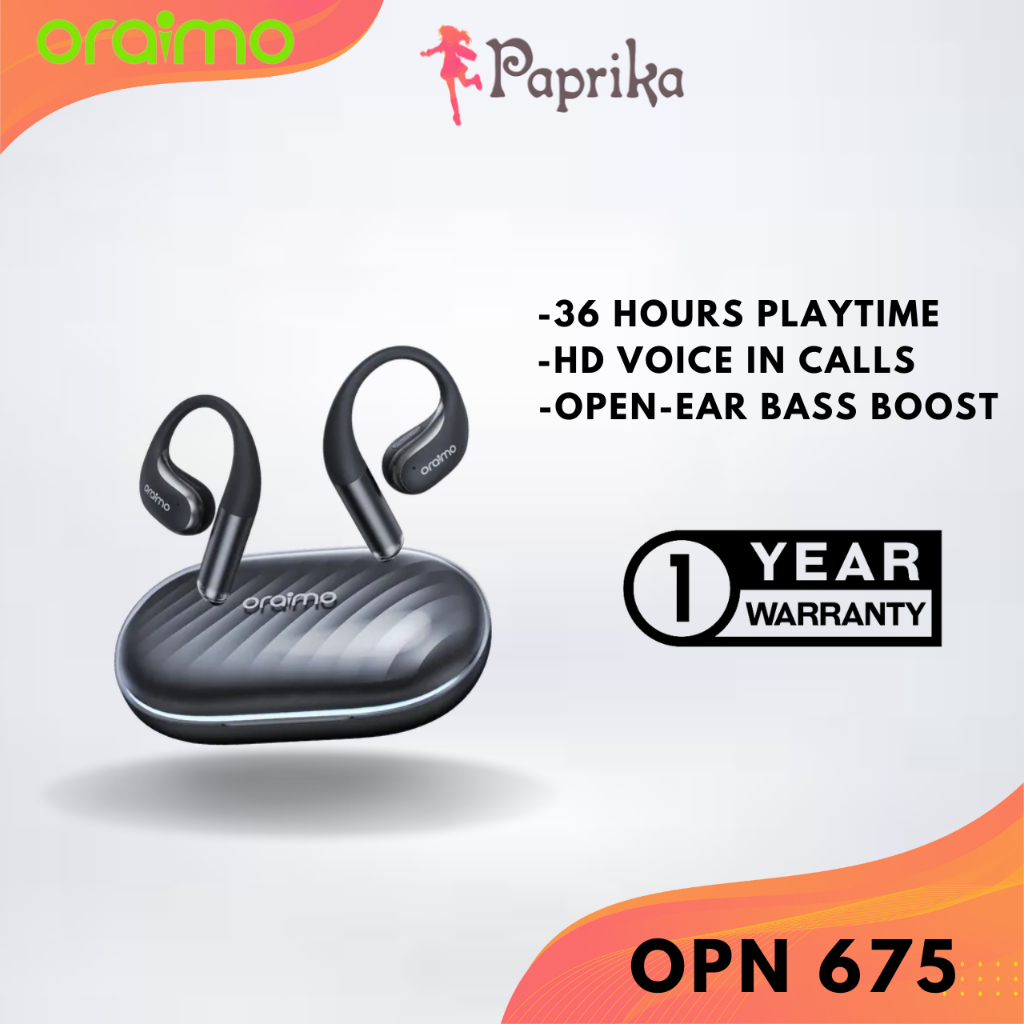 ORAIMO OPN-675 Open-Ear True Wireless Earbuds Freedom & Comfort ...