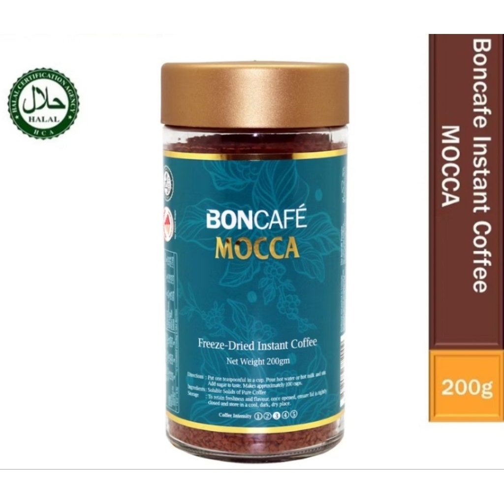 Boncafe Mocca Freezed-Dried Instant Coffee (200g) | Shopee Singapore
