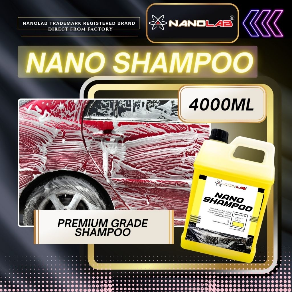 Premium Nano Car Shampoo for Auto Car Detailer| Syampu Cuci Kereta ...
