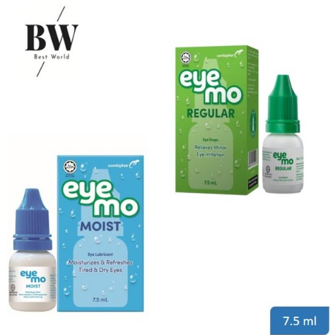 Eye Mo Regular / Moist Eye Drops Relieves Minor Irritation 7.5ml ...
