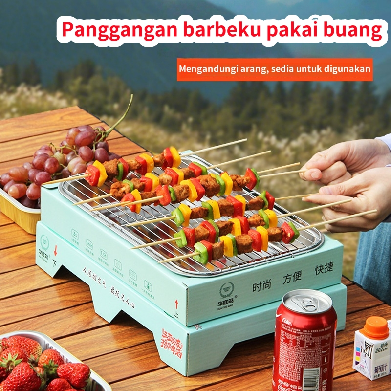Disposable Instant BBQ Grill free Charcoal Portable Barbecue Set For ...