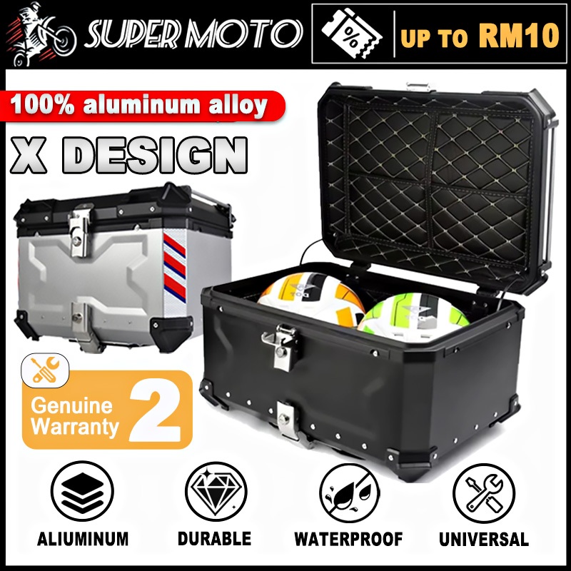 Aluminum Alloy TOP BOX Motorcycle Rear Trunk Motorbike Tail Box IP68 ...