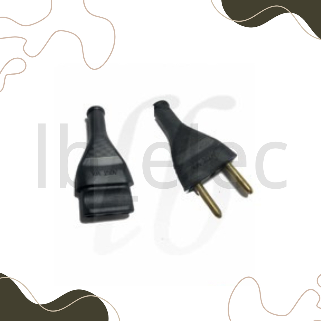 RLT 2PIN PLUG & SOCKET WIRE CONNECTION | Shopee Singapore