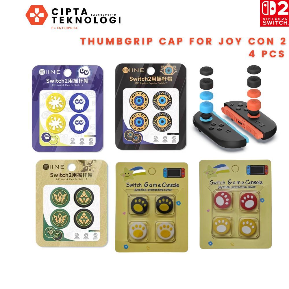 ThumbGrip Caps for Nintendo Switch 2 Joy Con (4 PCS) | Shopee Singapore