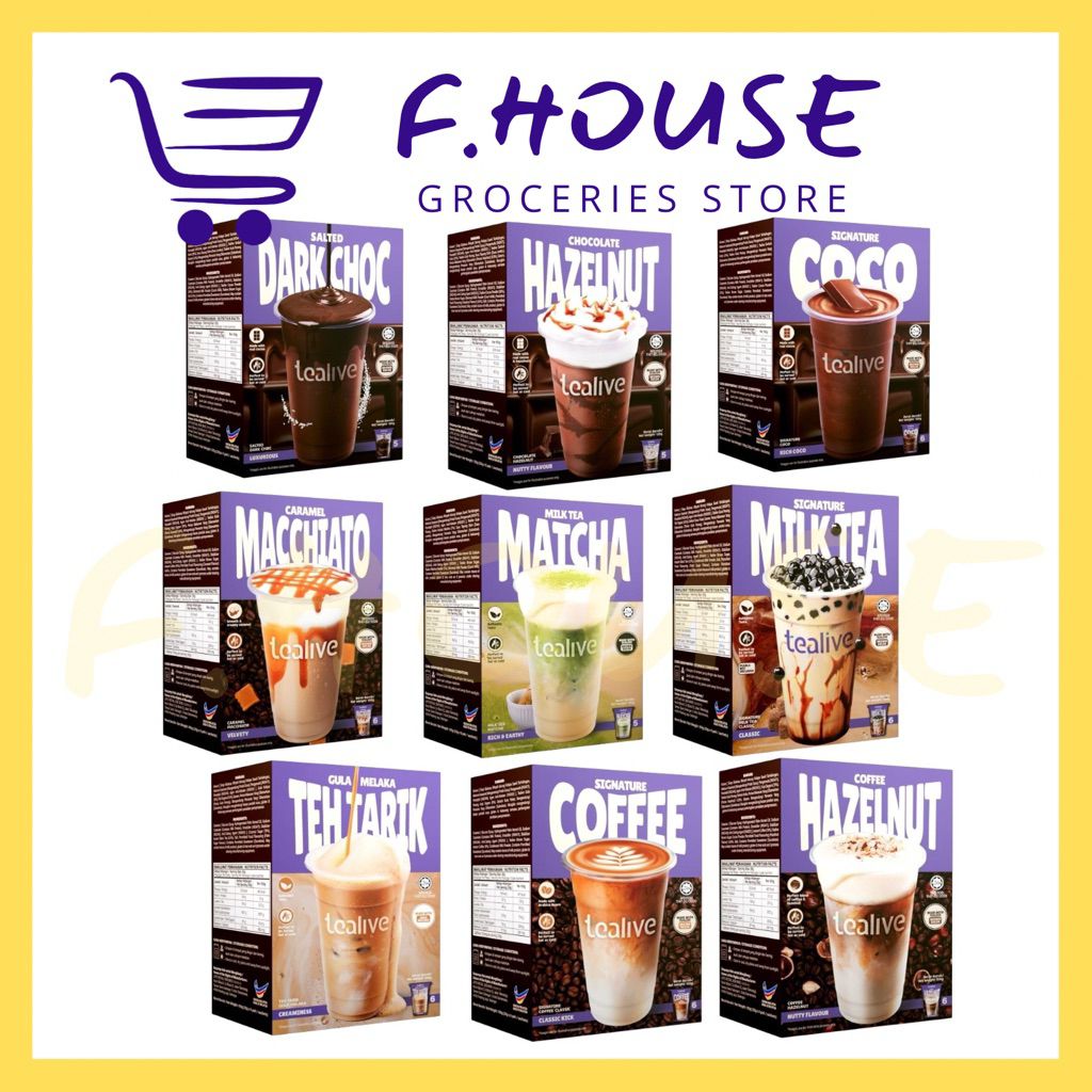 Tealive Signature Milk Tea 3-in-1/Matcha/Coco/Caramel Macchiato/Teh ...