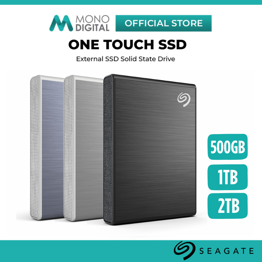 SEAGATE ONE TOUCH SSD PORTABLE SSD EXTERNAL SOLID STATE DRIVE WITH ...