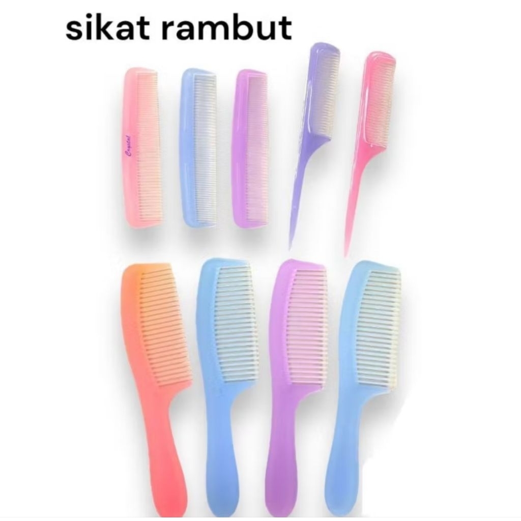 Curved Hair Vent Comb Fluffy Scalp Brush Massage Hair Comb 手子 | Shopee ...