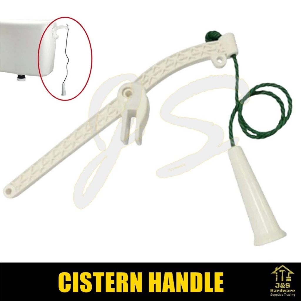 Toilet Flush Handle - High Level Cistern Handle. WC Cistern Handle ...