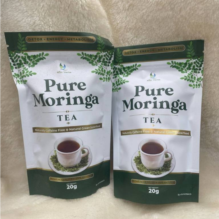 PURE MORINGA TEA | PREMIUM QUALITTY | 100 % NATURAL | 20 g | 10 SACHETS ...