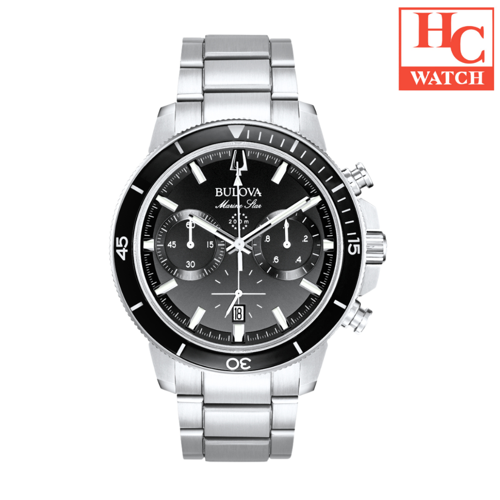BULOVA 96B272 MARINE STAR CHRONOGRAPH 200M MENS WATCH | Shopee Singapore