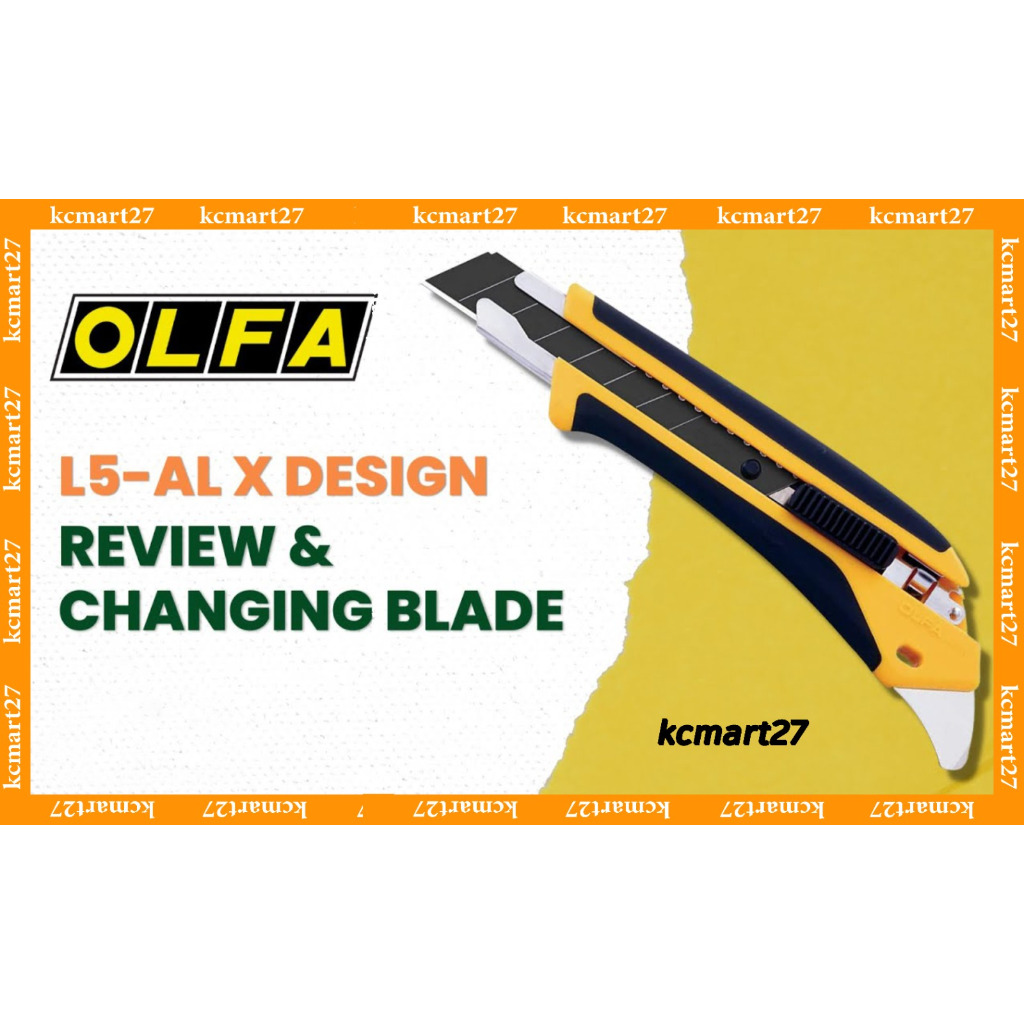 OLFA L5-AL X Design Review & Changing Blade | Shopee Singapore