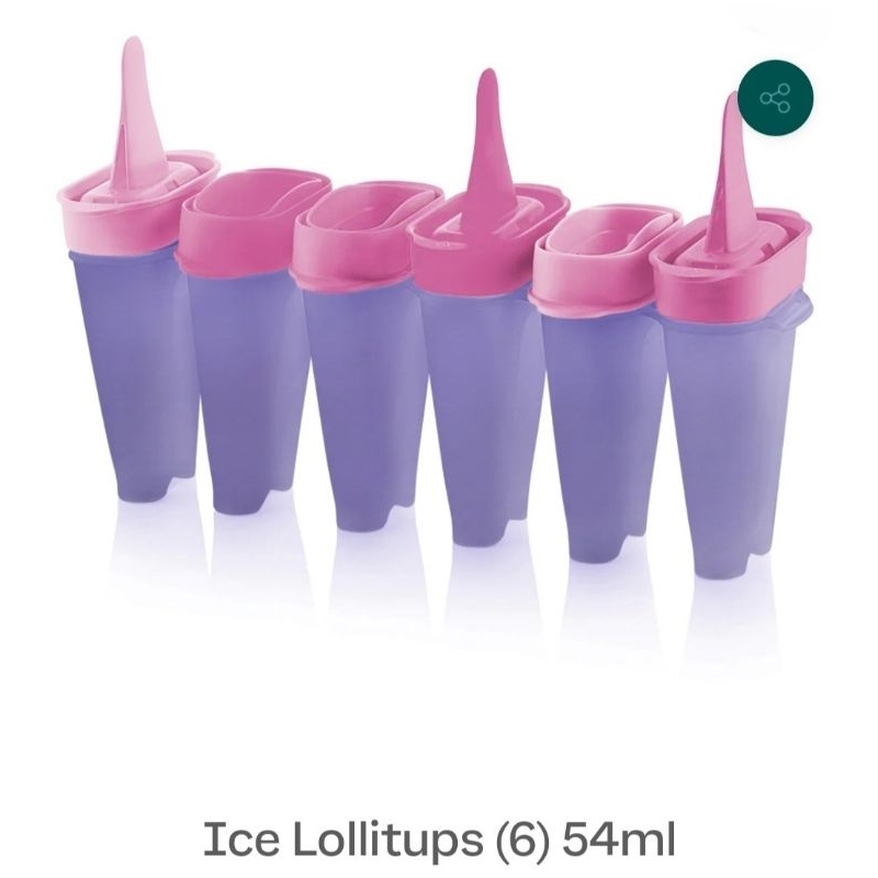 TUPPERWARE Ice Lollitups 54ml(6 Pcs) | Shopee Singapore