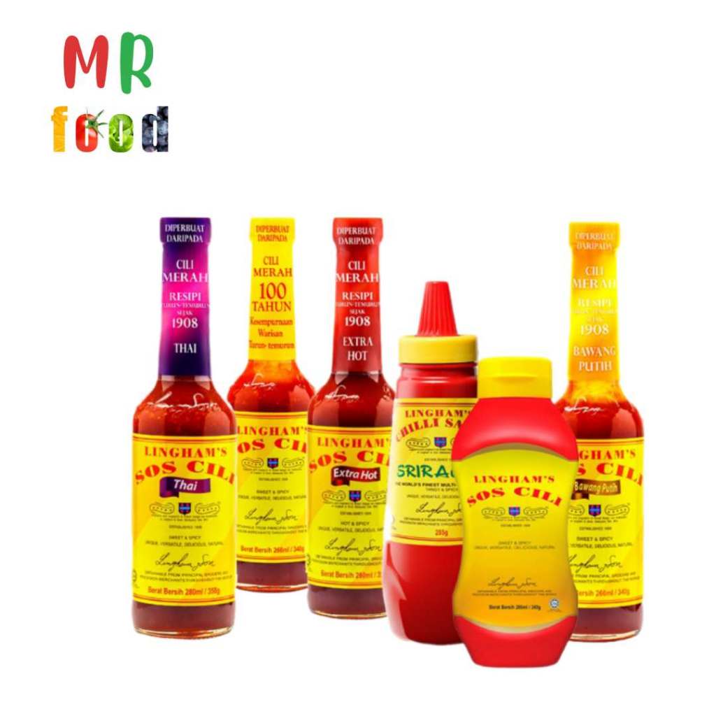 Sauce Sos Garlic Cili Chili Sriracha Thai Halal Spicy Extra Hot Ginger ...