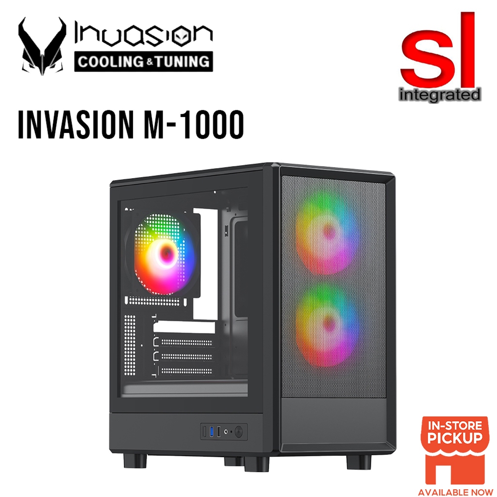 Invasion M-1000 Tempered Glass M-ATX Gaming Case | Shopee Singapore
