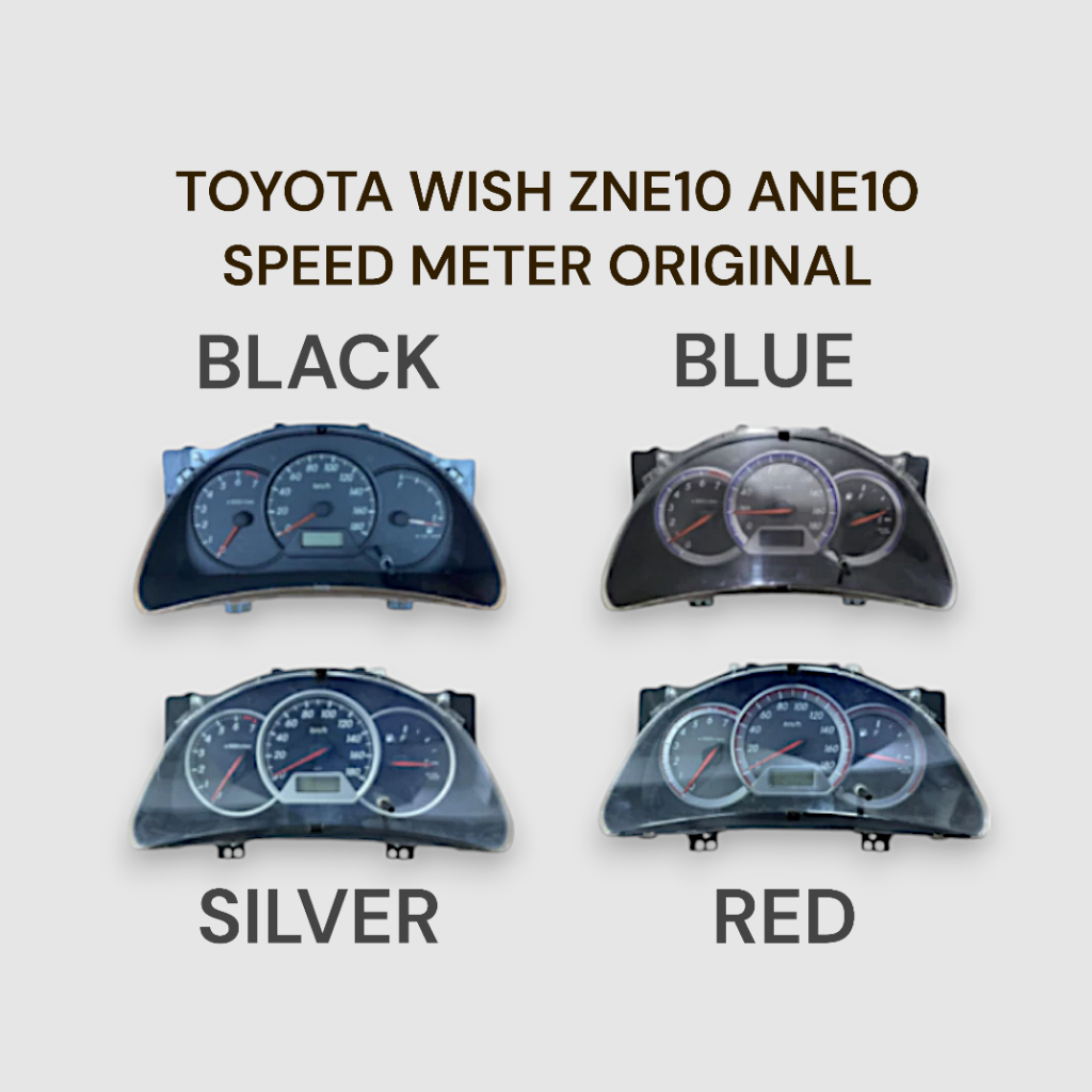 TOYOTA WISH ZNE10 ANE10 SPEED METER | Shopee Singapore