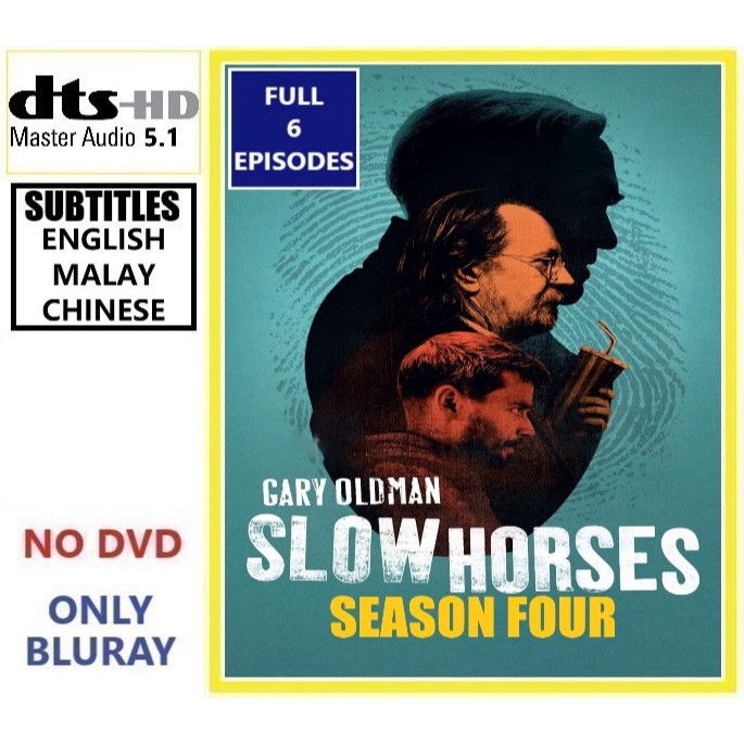 S1882 Slow Horses Season 4 (2024) [6 EPISODES] (1 DISCS) Drama Thriller ...