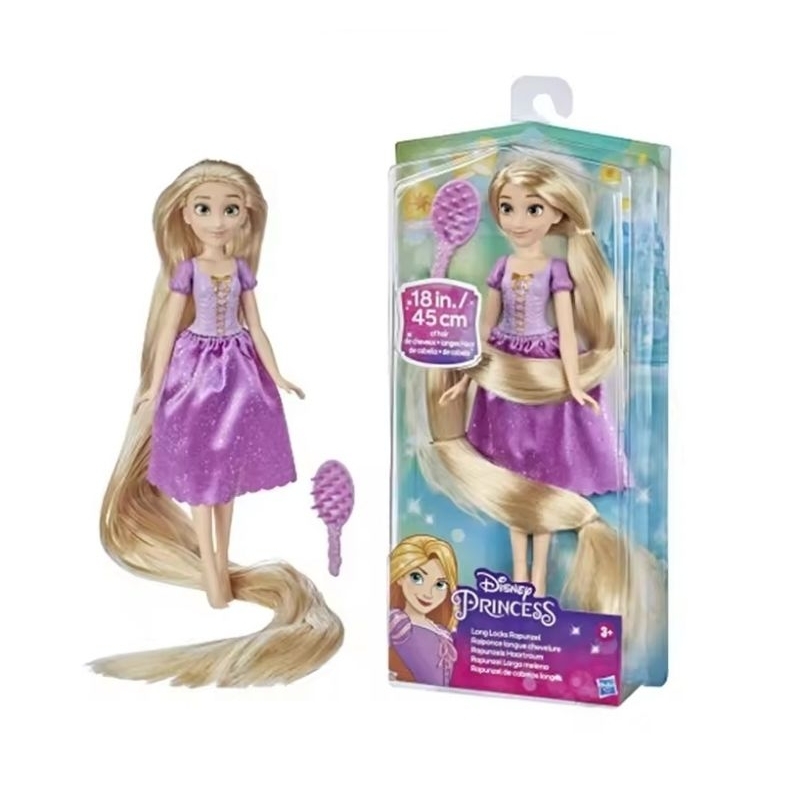Disney Princess Long Locks Rapunzel Fashion Doll with Blonde Hair 18 ...