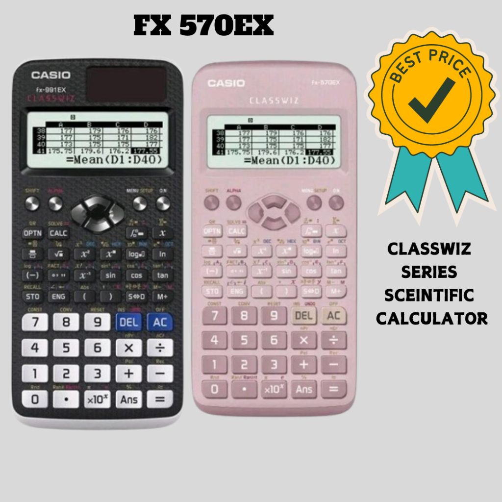 【BMT】Casio Class wiz Scientific Calculator FX-570 EX 552 Fuctions ...