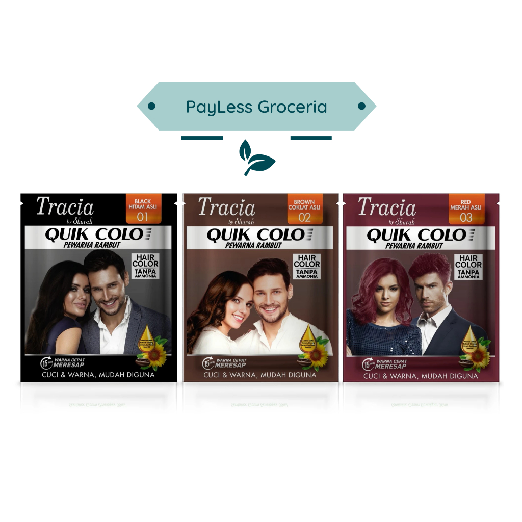 Tracia Quik Hair Color / Pewarna Rambut 20ml | Shopee Singapore