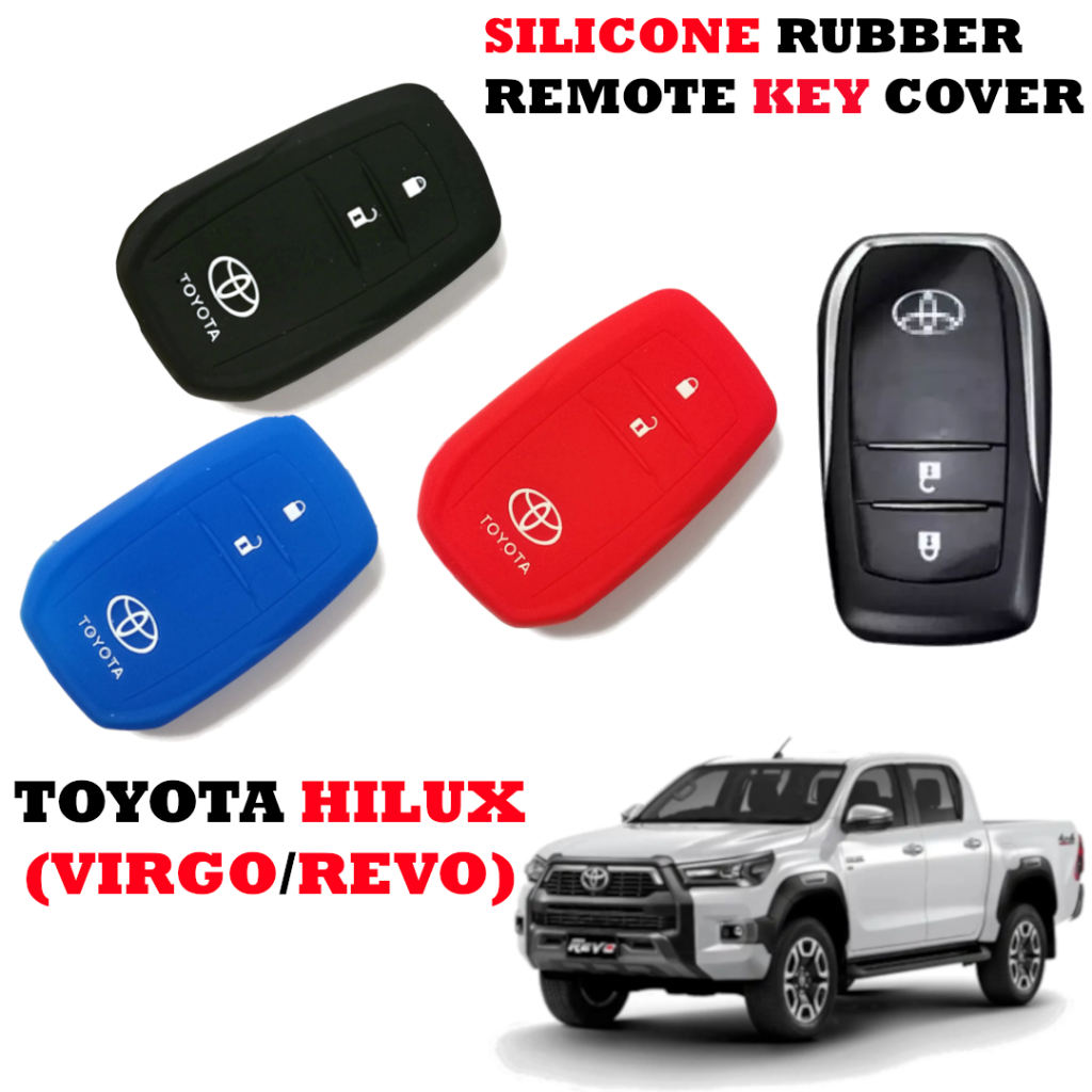 Toyota Hilux Virgo Revo Car Alarm Key Remote Cover Case Casing Silicone ...